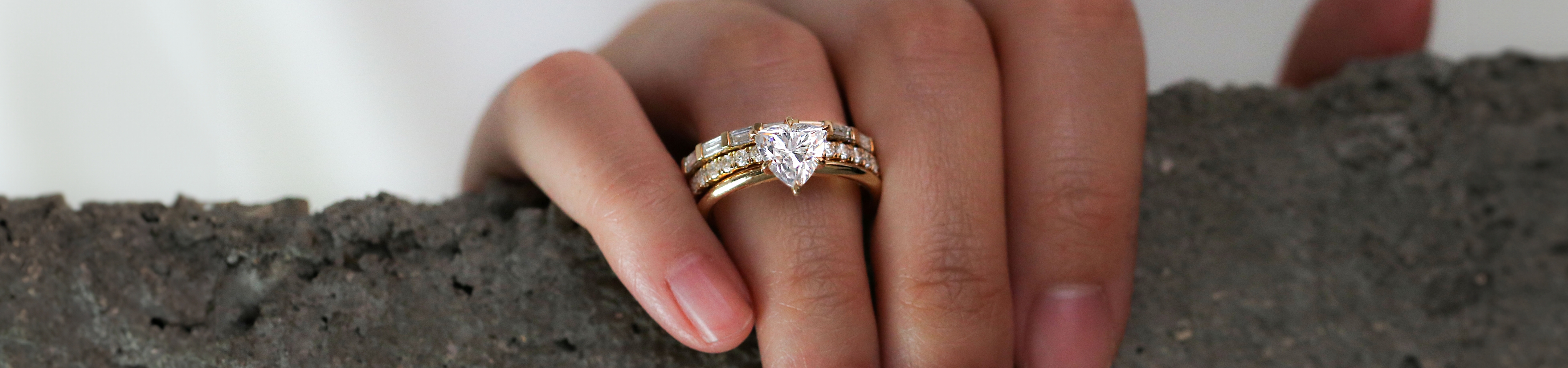 Trillion Shaped Engagement Rings Buying Guide I VRAI
