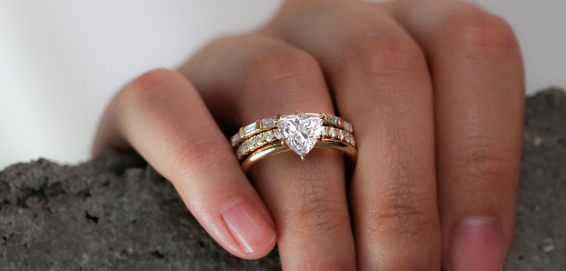 Trillion Shaped Engagement Rings Buying Guide I VRAI