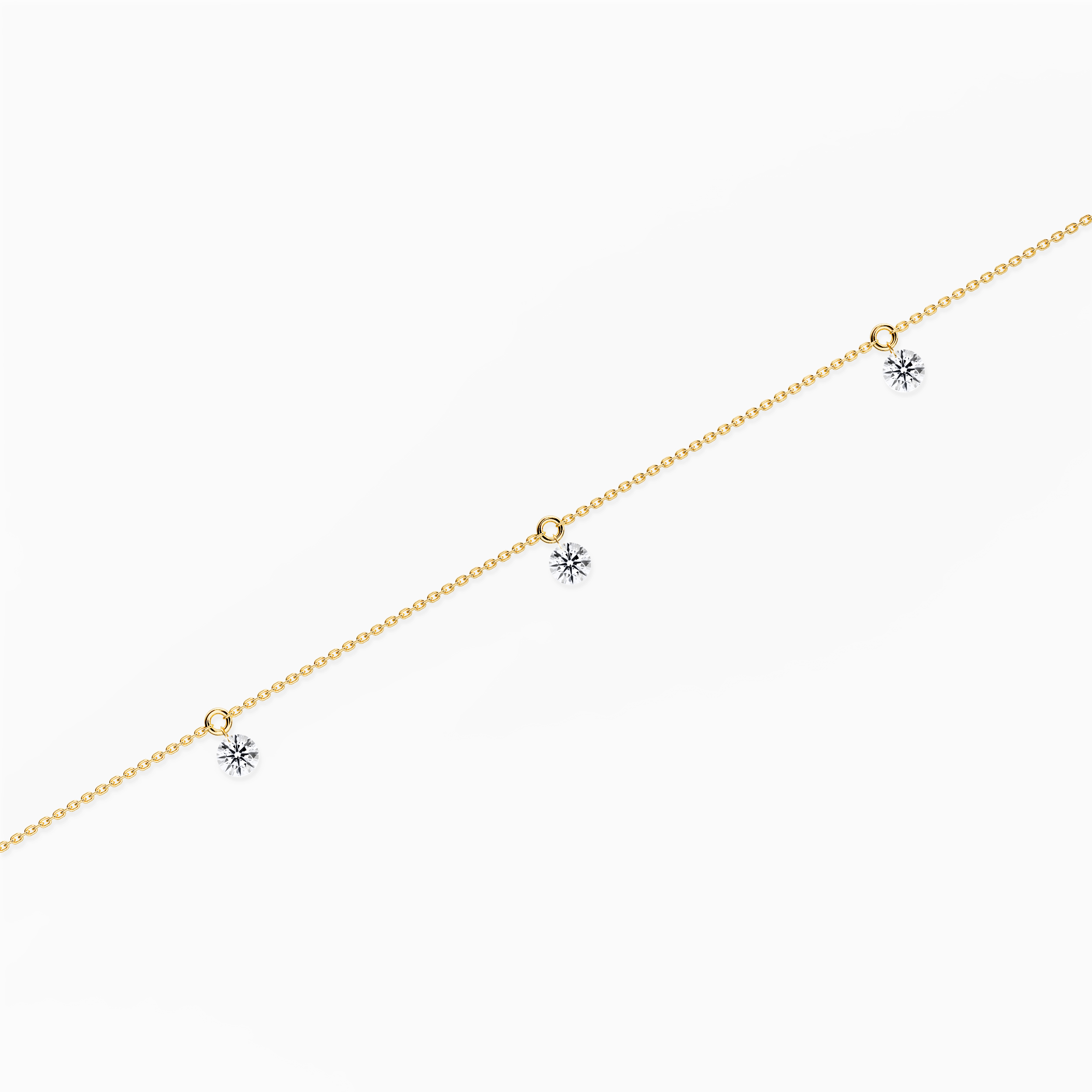 Floating Diamond Bracelet | VRAI Created Diamonds