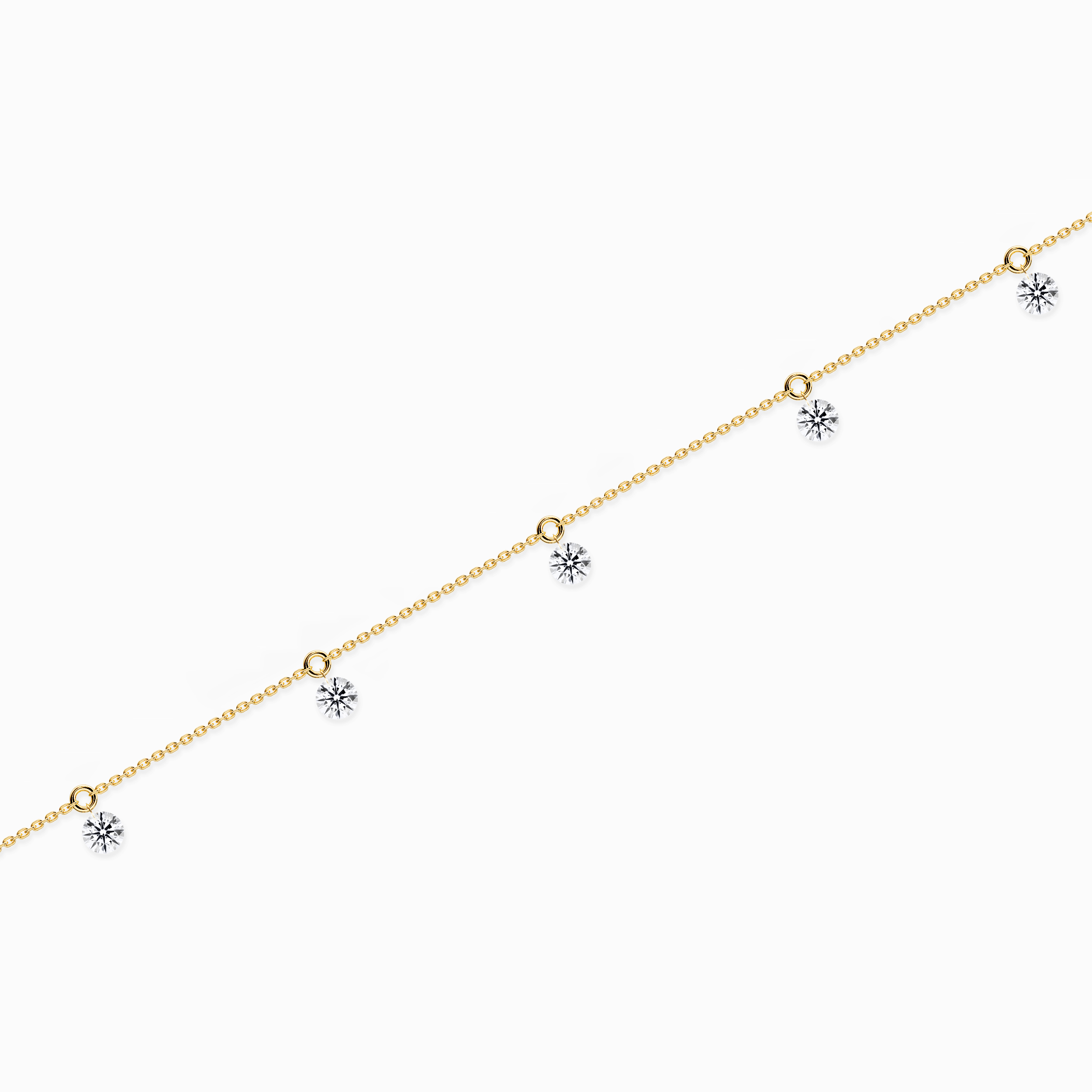 Floating Diamond Bracelet | VRAI Created Diamonds