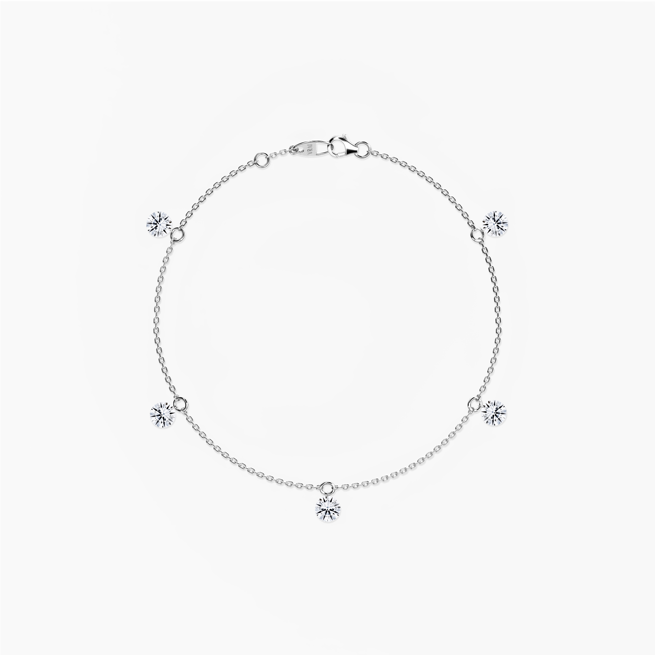 Floating Diamond Bracelet | VRAI Created Diamonds