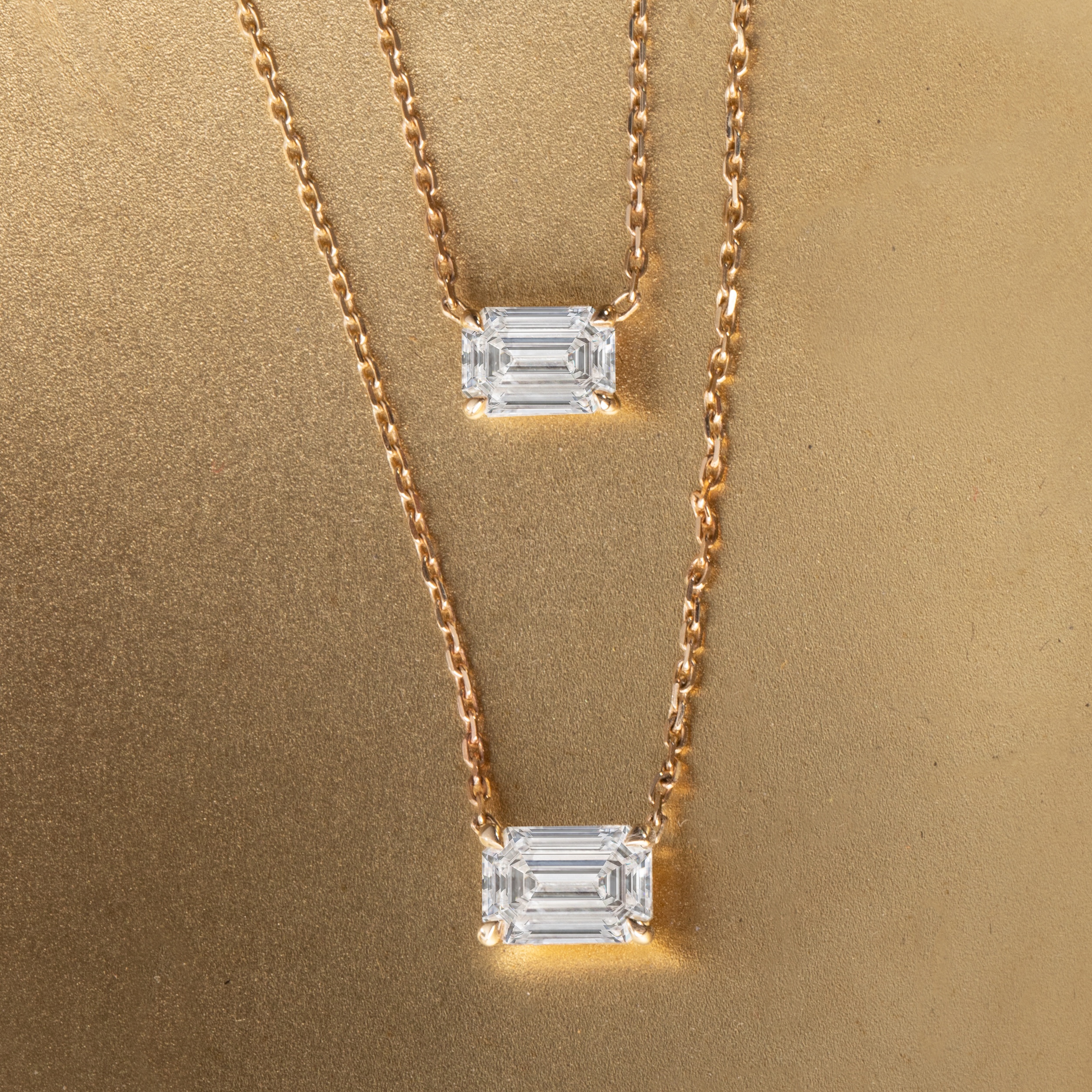 Emerald Cut Necklaces Cut Necklaces Sophisticated Style Vrai