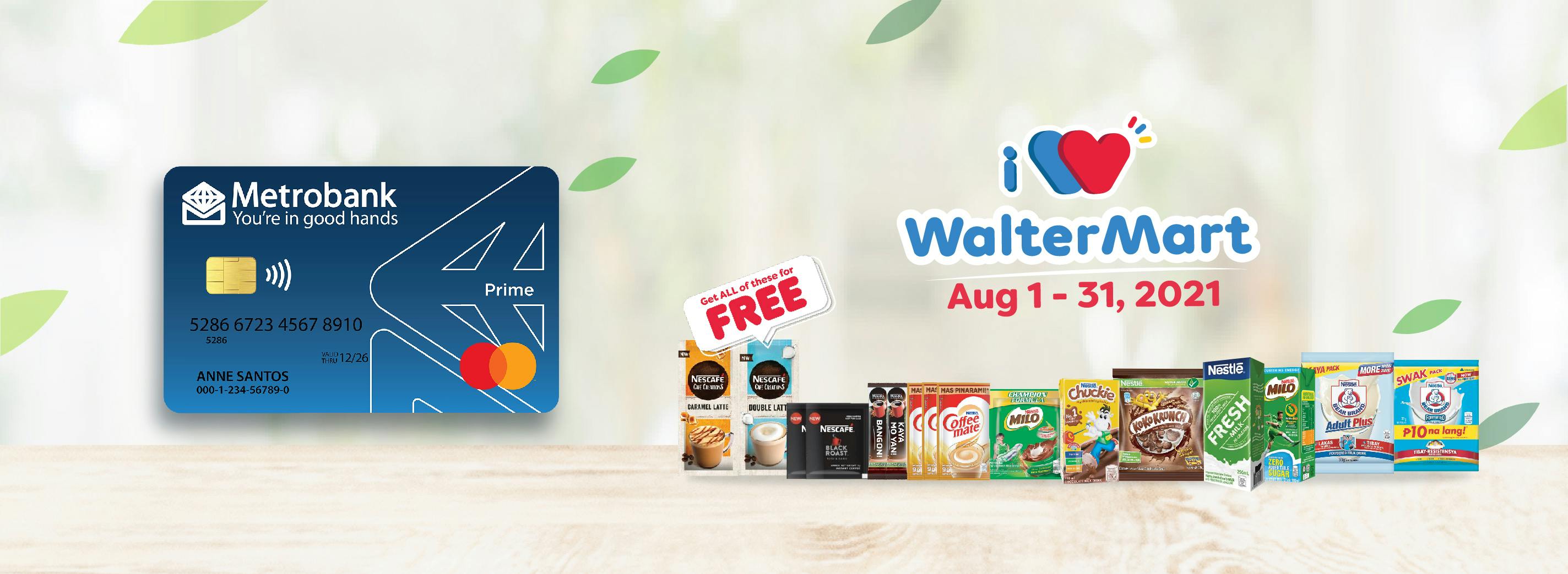 WalterMart All Cards Promo | Metrobank