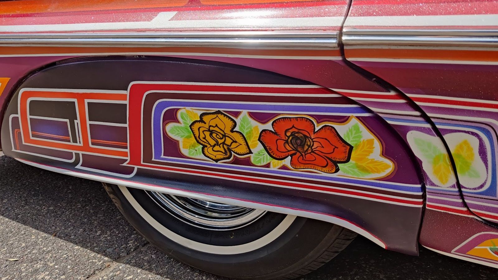 Lowrider Hood Paint Jobs Pattern Petersen Museum Showcases Lowriders