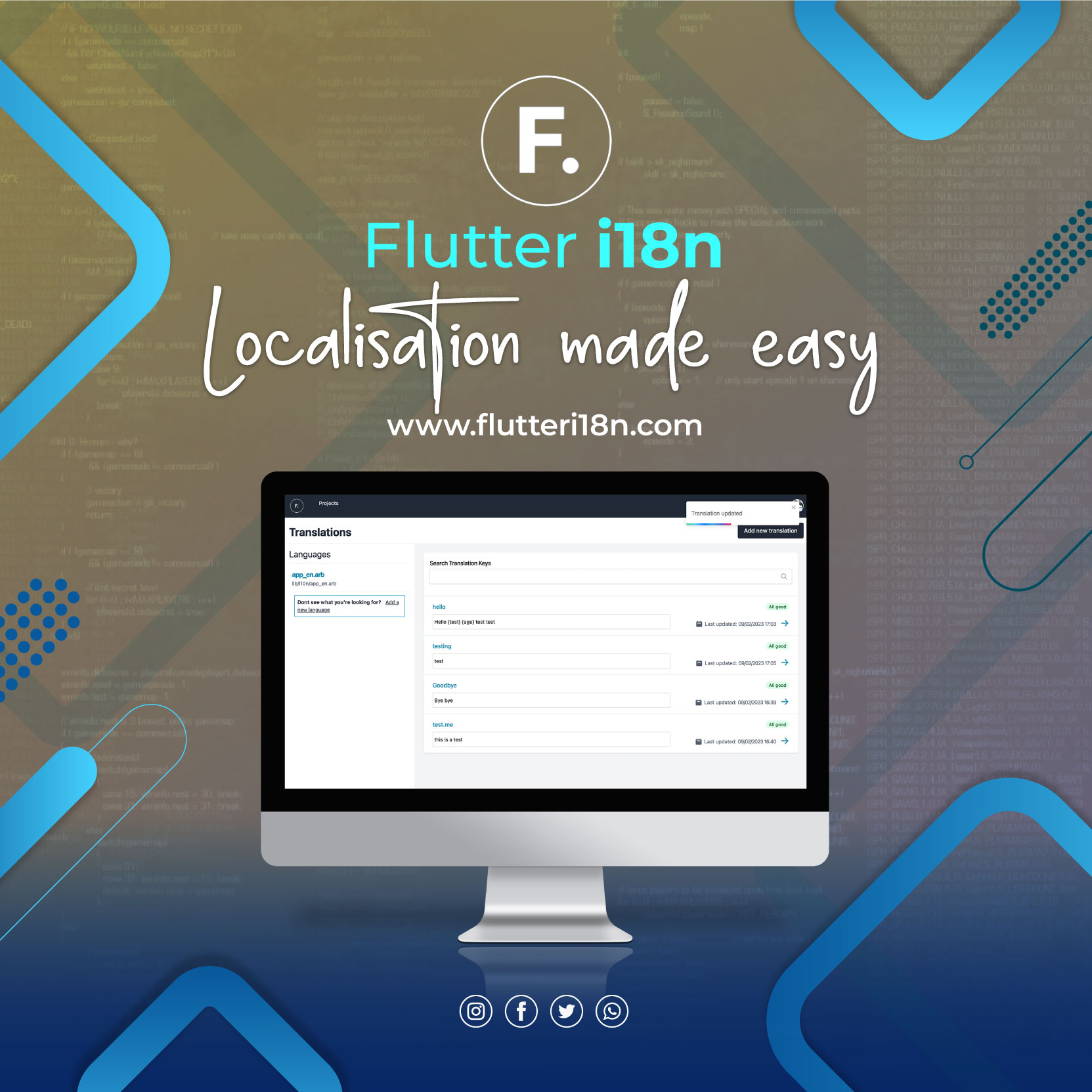 Flutter i18n | Flutter I18n management tools