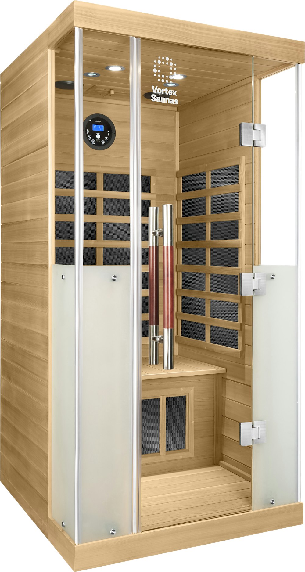 1-person Luxury Infrared Sauna | Vortex Prestige™ | Small Sauna