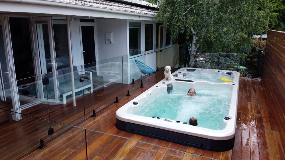 Vortex™ Hydrozone™ Pool Spa Combo | Dual Swim Spa