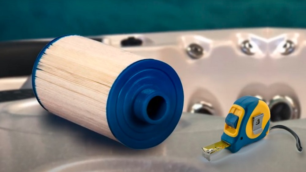 How do I measure my spa filters / swim spa filter cartridge?