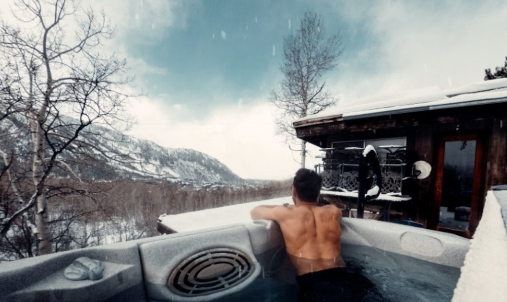 What are the benefits of using my spa or swim spa in winter?