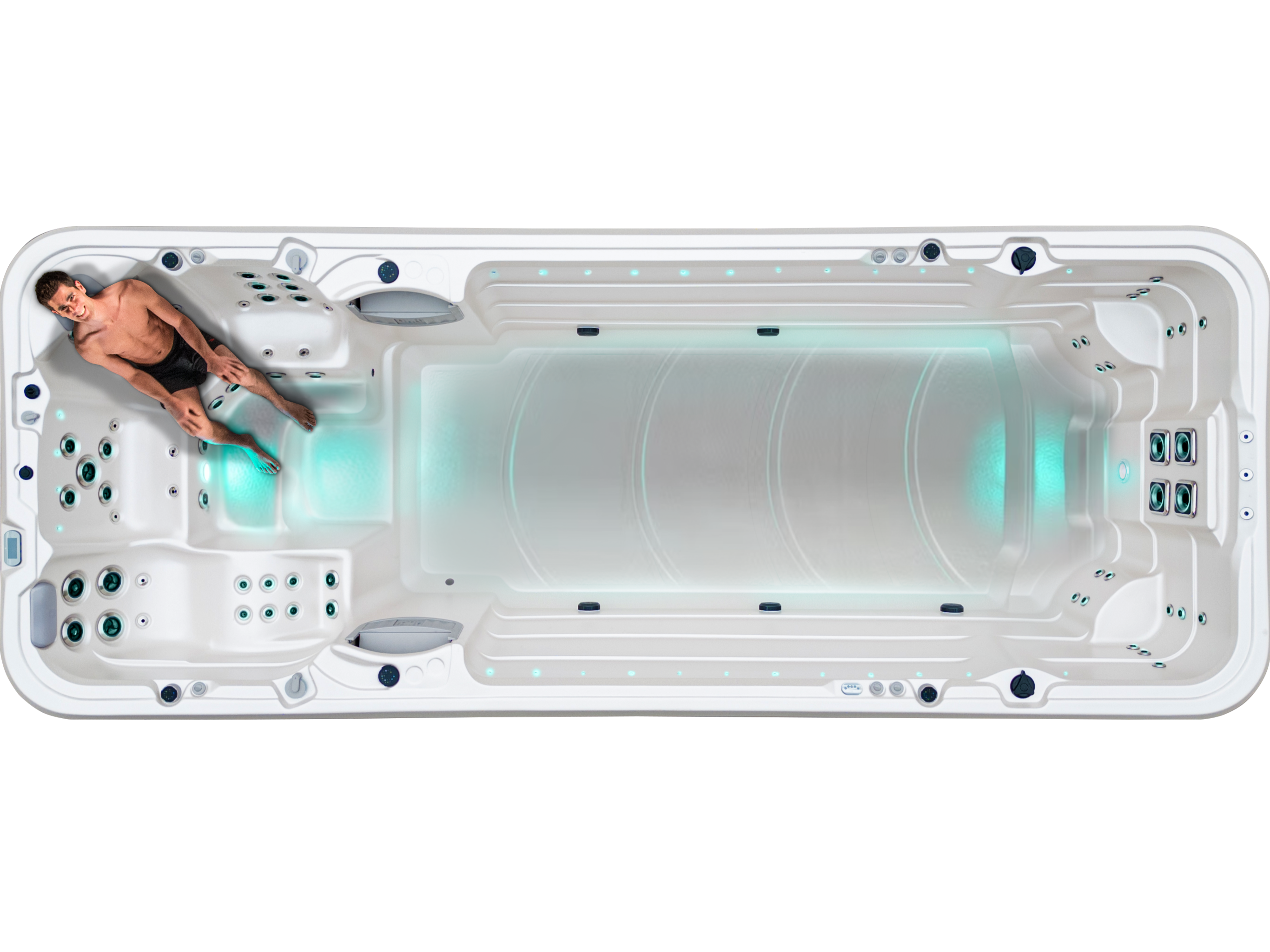 Vortex Aqualap™ | 6 metre, single-zone swim spa