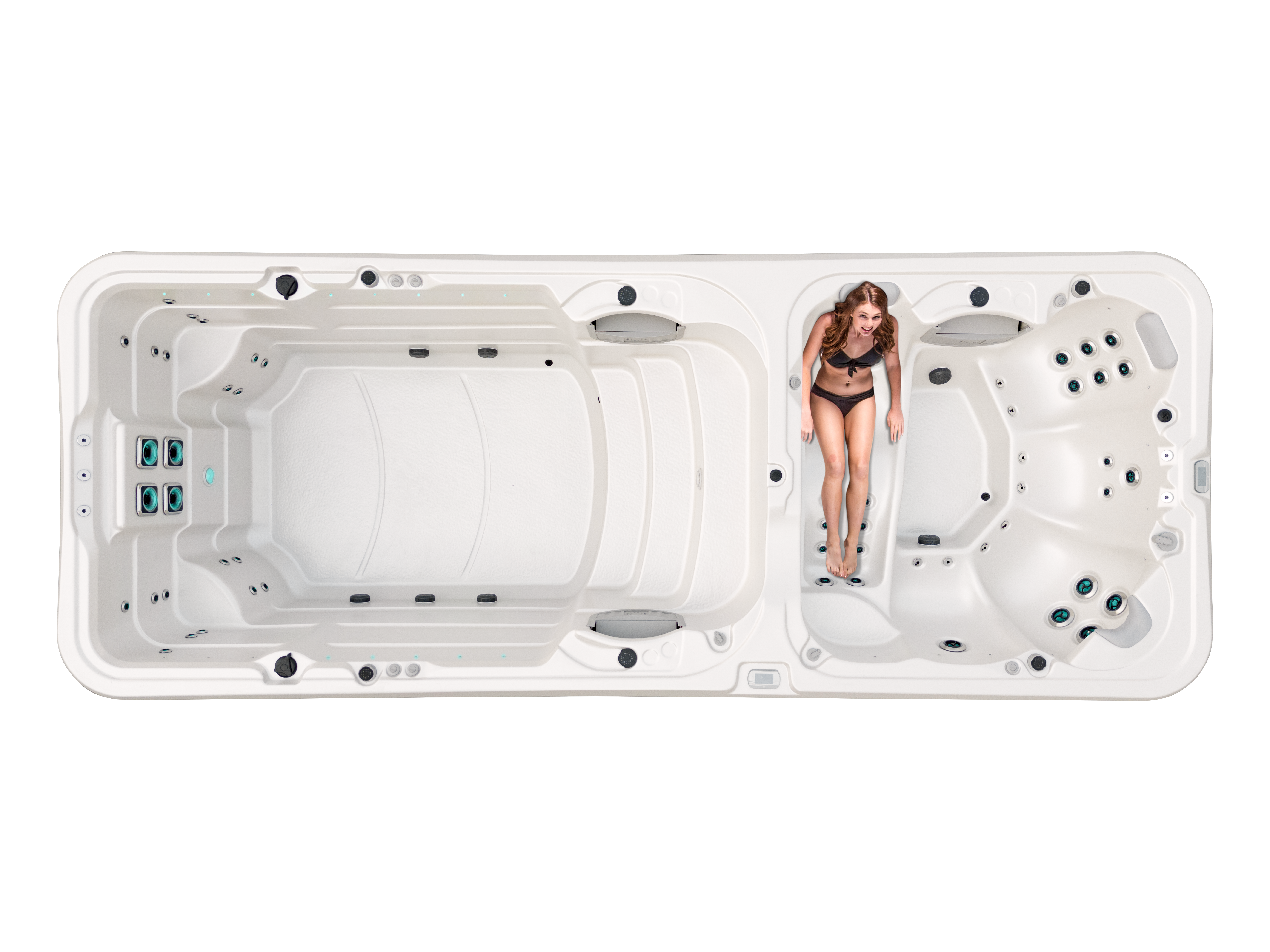Hydrozone™ Swim Spa | Dual Zone Swim Spa
