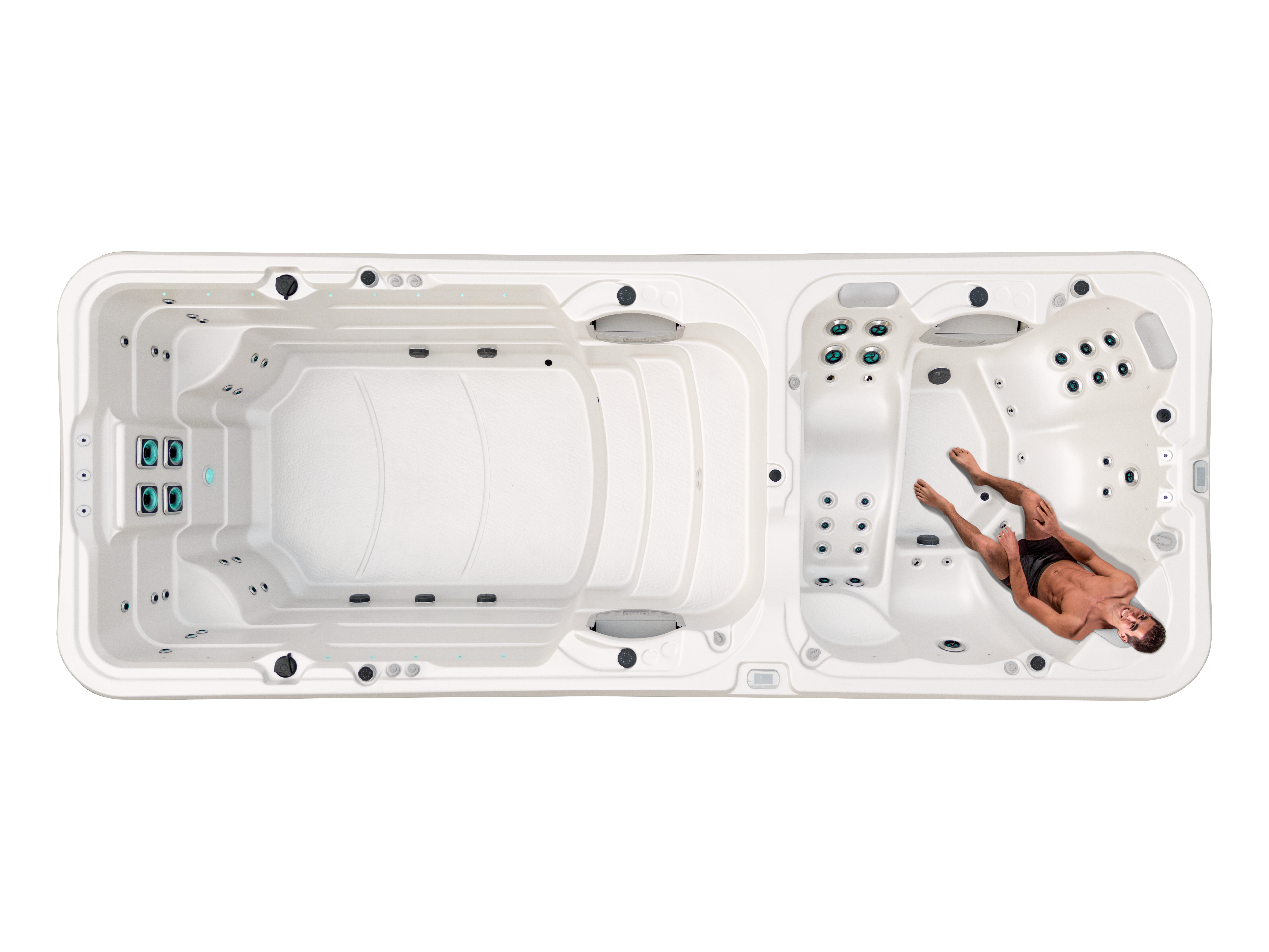 Hydrozone™ Swim Spa | Dual Zone Swim Spa