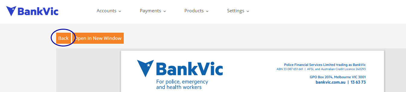 How to find an eStatement on Internet Banking? | BankVic