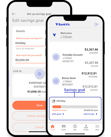 Mobile banking app | BankVic