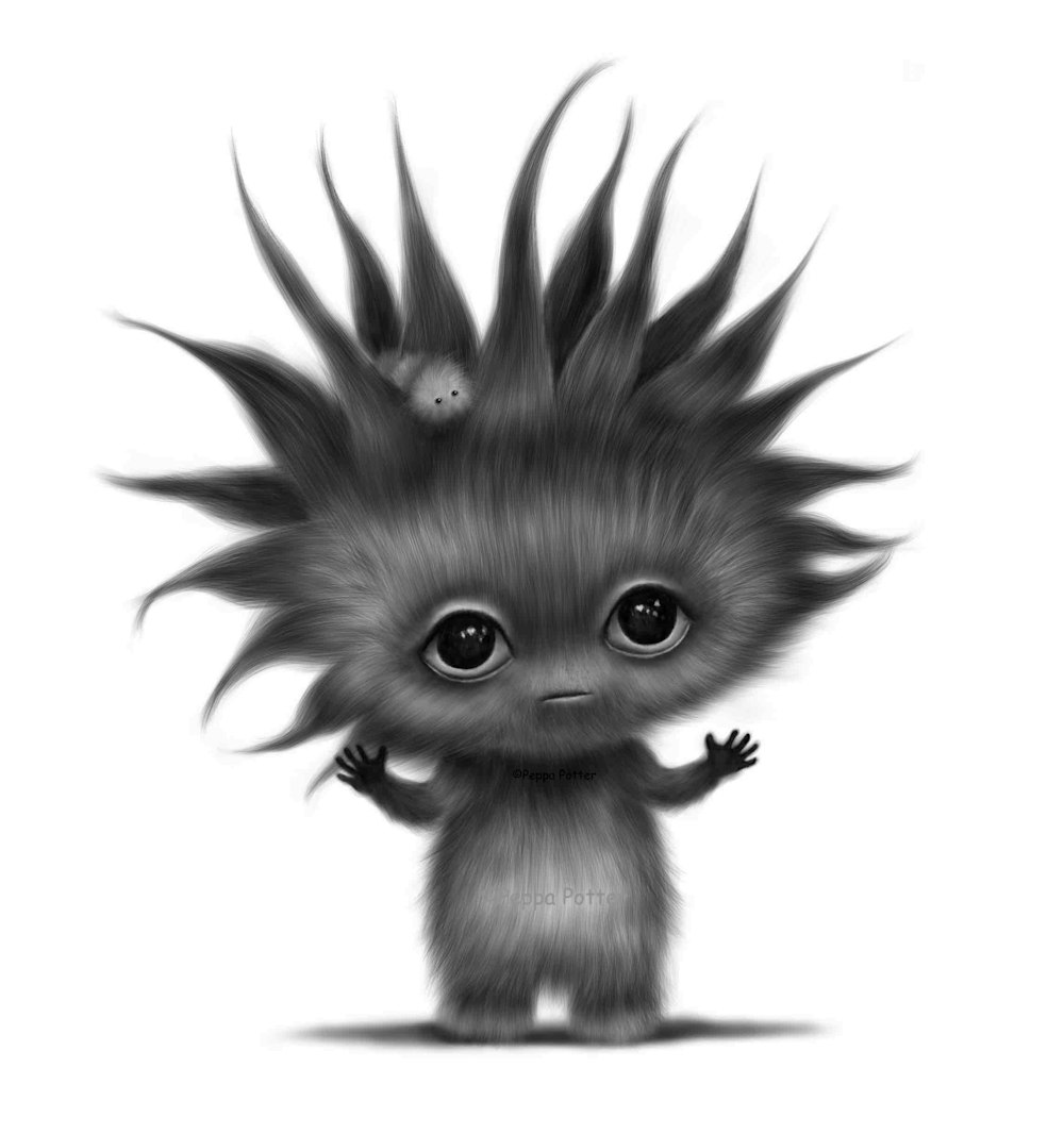 Rex - Creature illustration - Peppa Potter