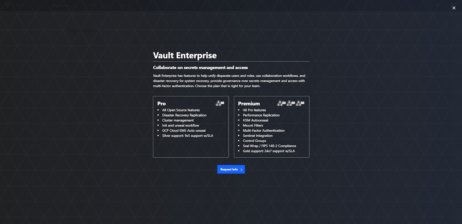 Vault OSS UI Introduction