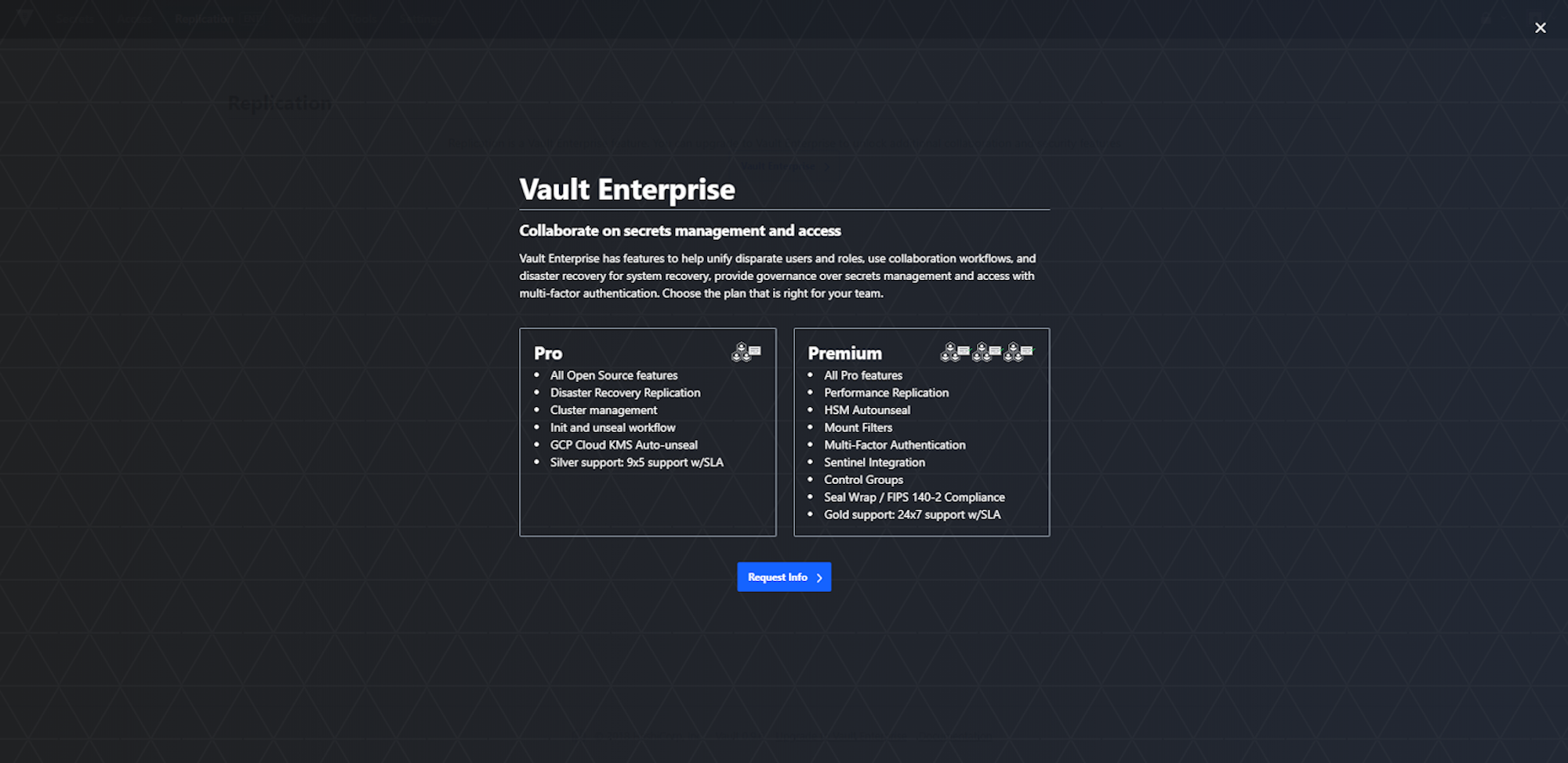 Vault OSS UI Introduction