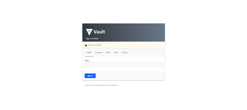 Vault OSS UI Introduction