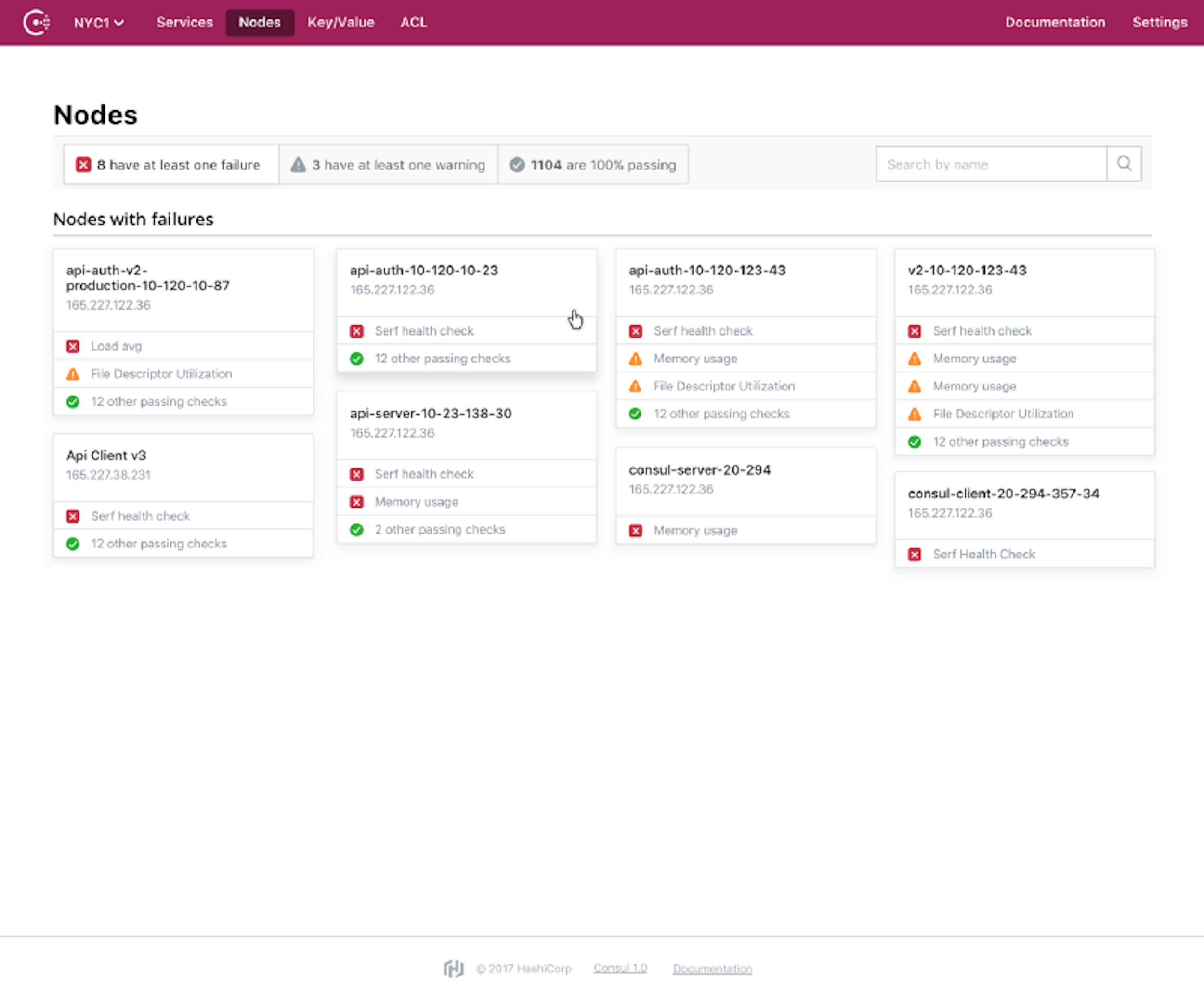 Redesigning Hashicorp Consul Ui