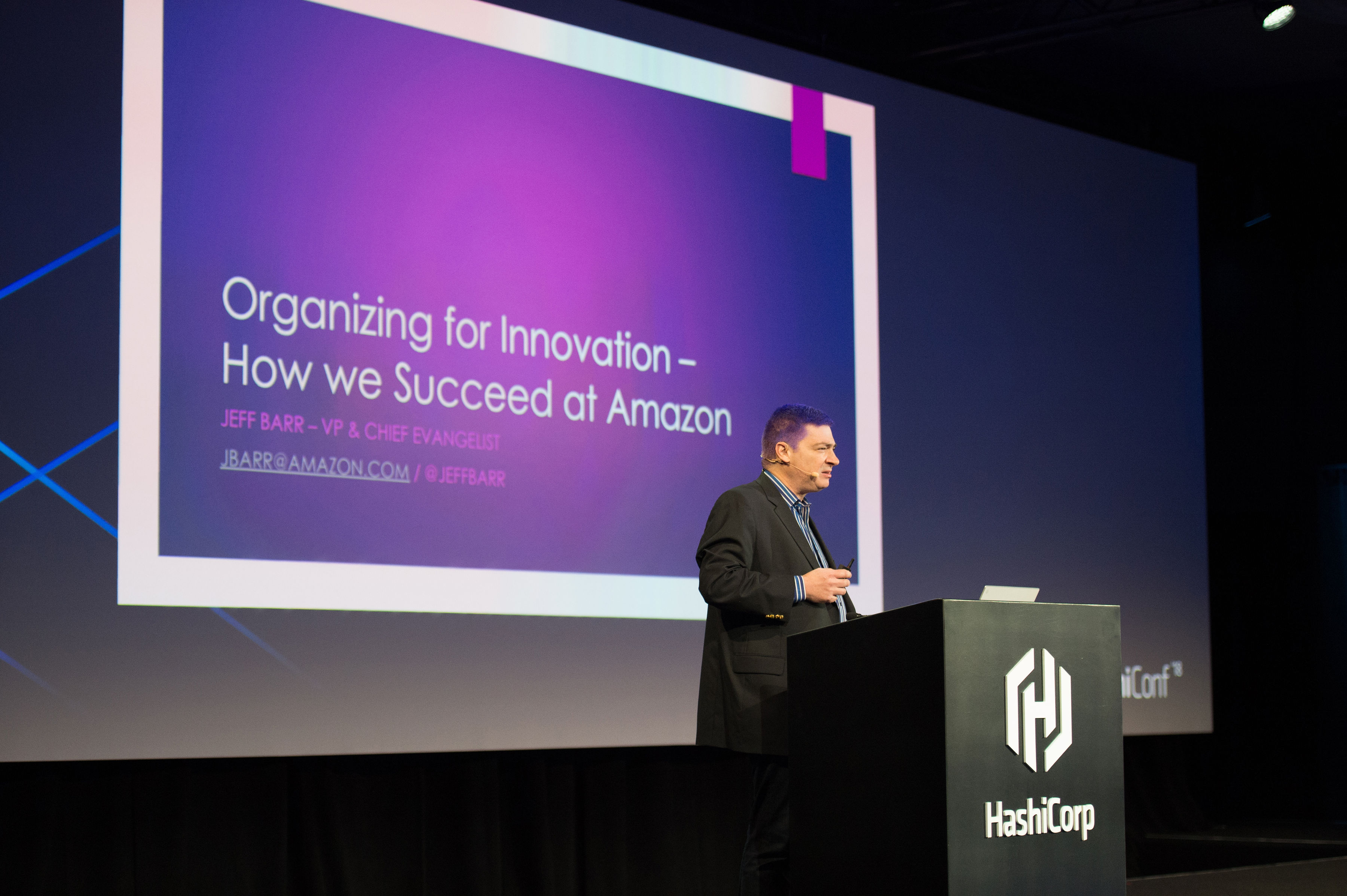 HashiConf 2018: Jeff Barr AWS keynote