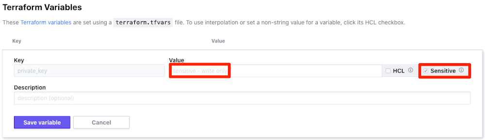 Variable Management in Terraform Cloud