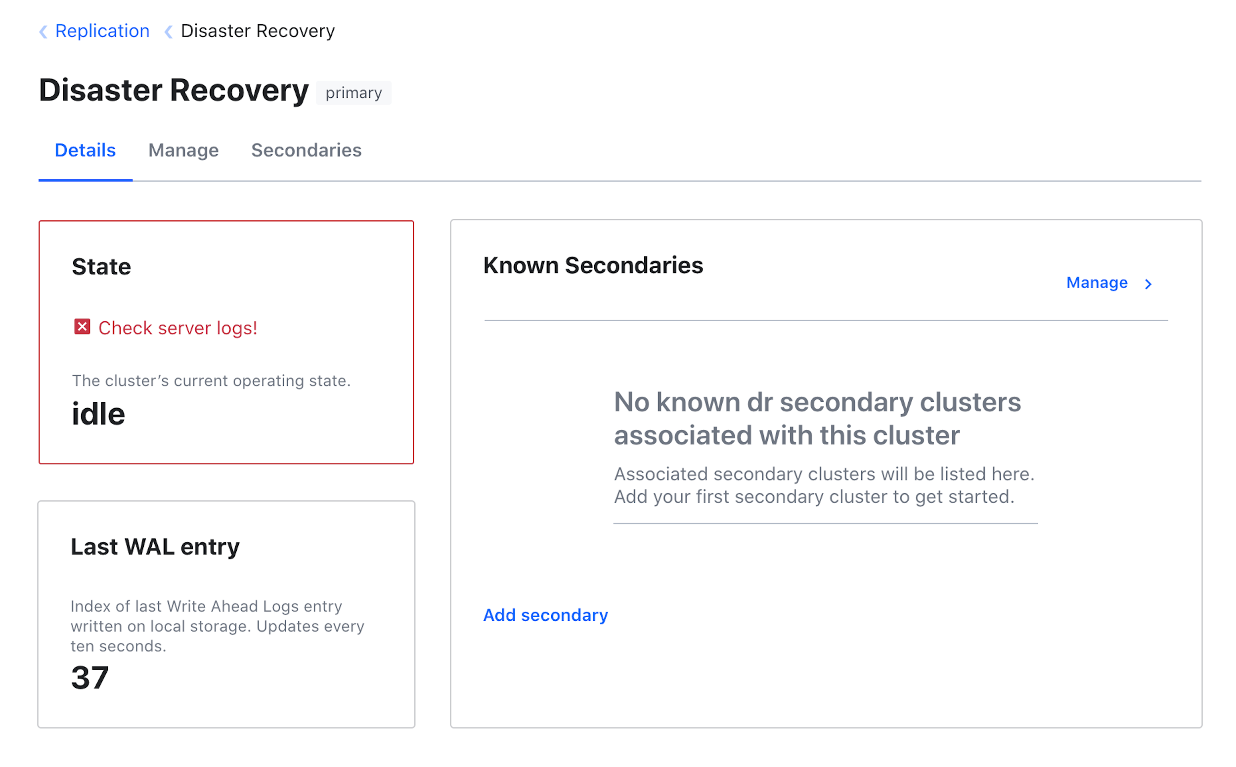 Hashicorp Vault Replication Ui Redesign