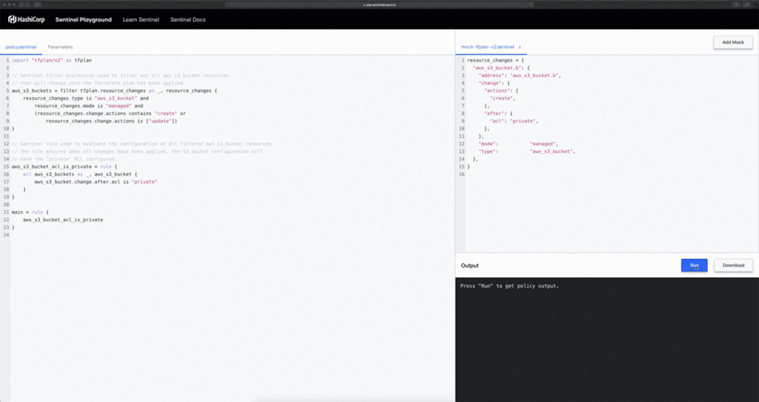 Announcing the Sentinel Playground