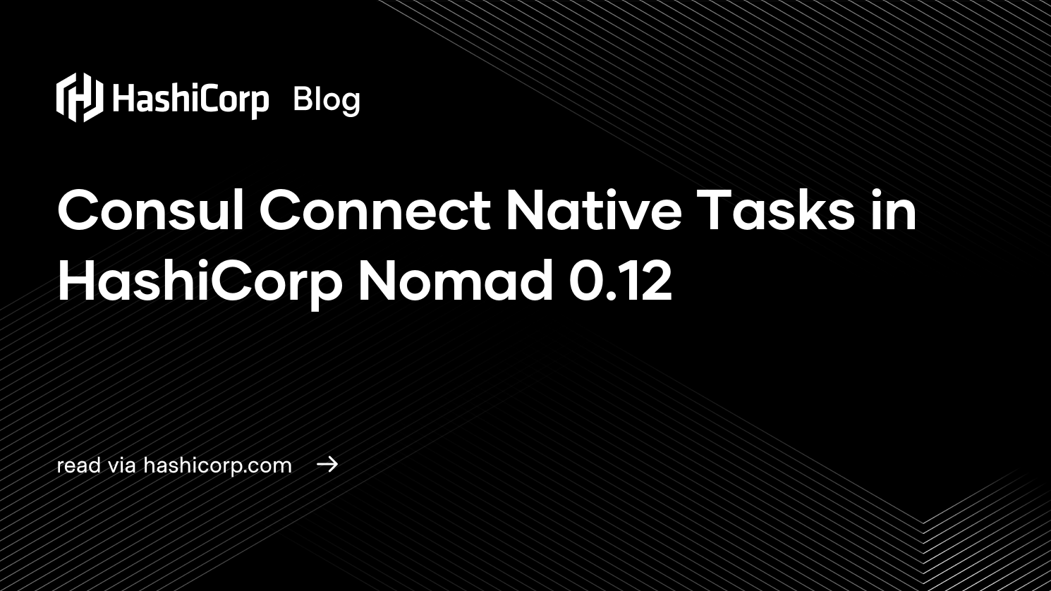 Consul Connect Native Tasks in HashiCorp Nomad 0.12