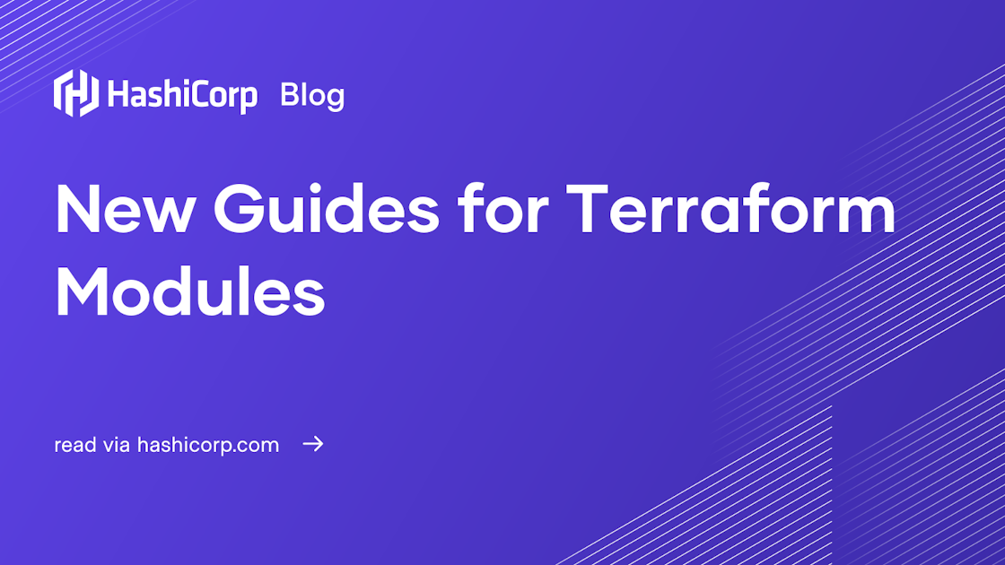 New Guides for Terraform Modules