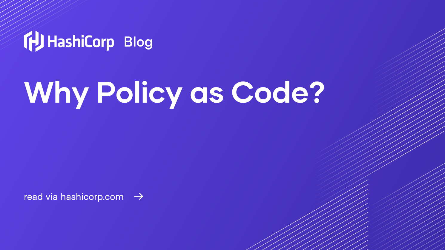 Why Policy as Code?