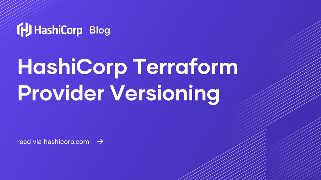 HashiCorp Terraform Provider Versioning