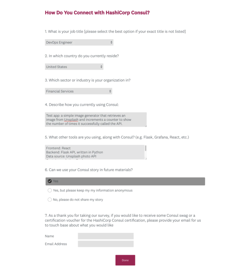 User Survey: How Do You Connect with Consul?