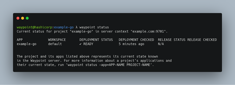 Announcing HashiCorp Waypoint 0.5