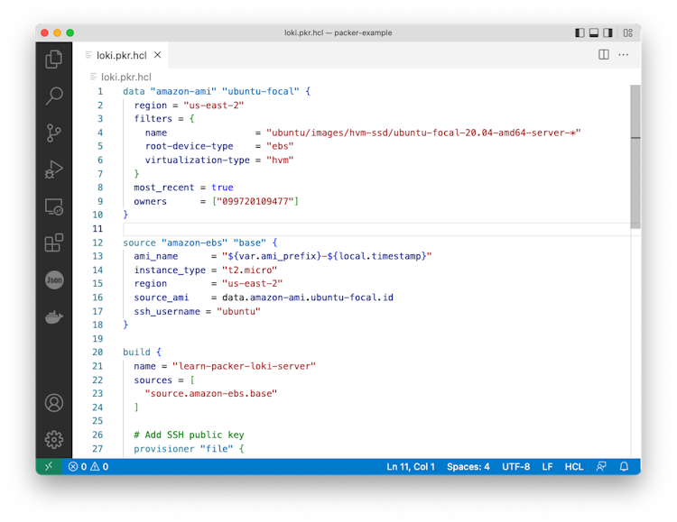 Announcing the HCL Extension for Visual Studio Code 0.1