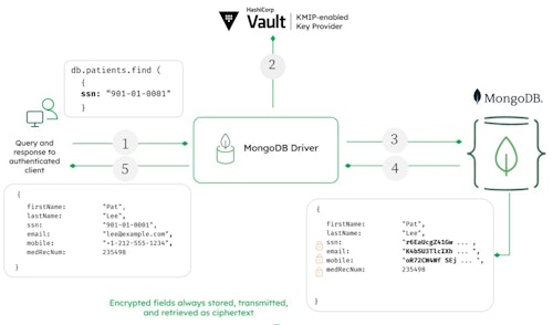 MongoDB Field Level Encryption with HashiCorp Vault KMIP Secrets Engine