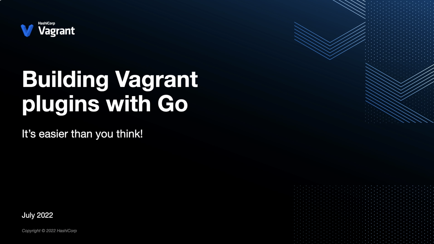 Building Vagrant plugins