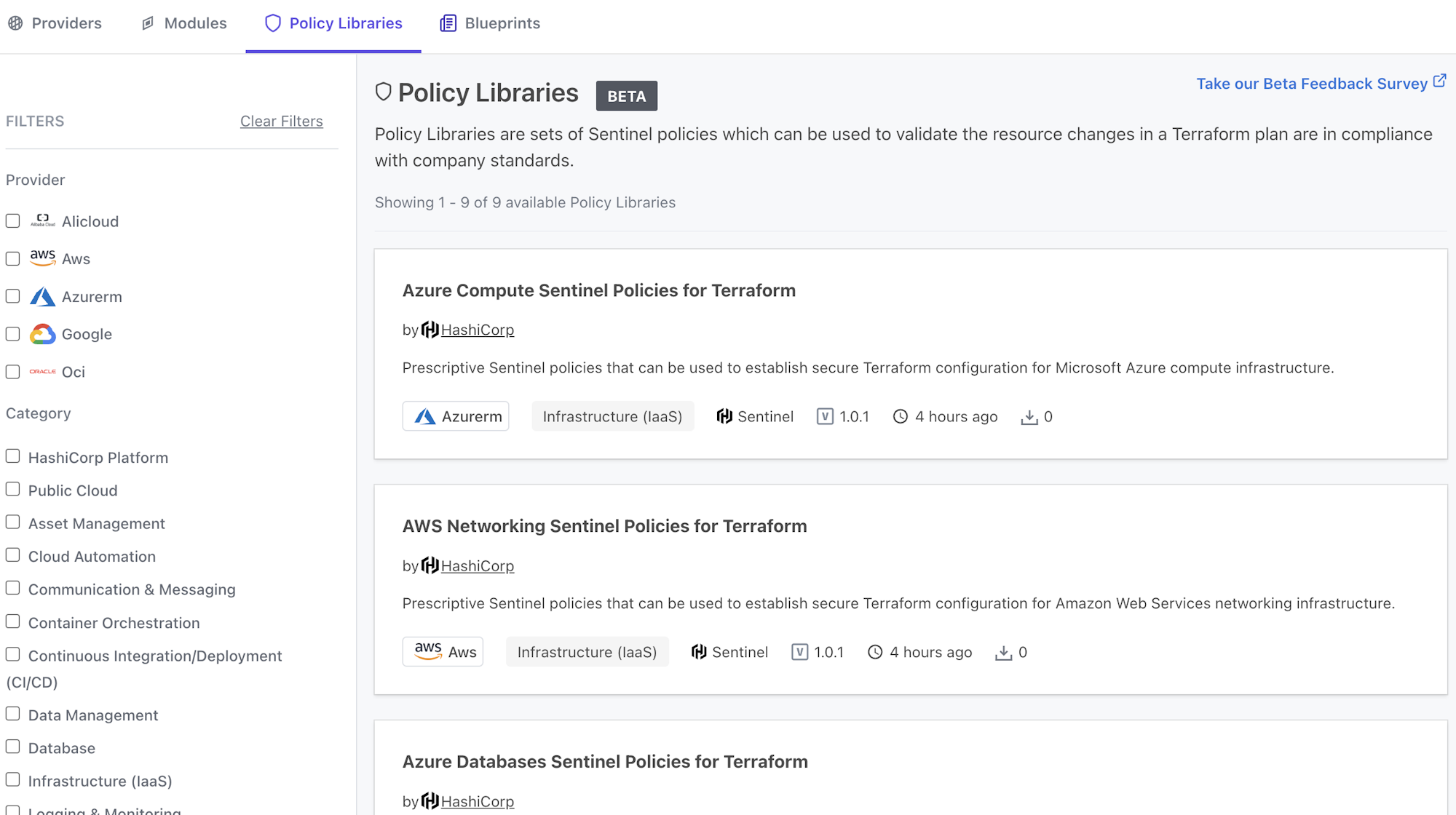 Introducing Sentinel Policies to the Terraform Registry (Beta)