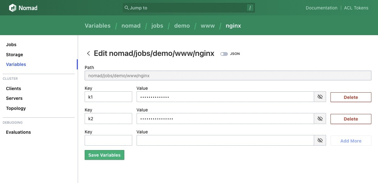 Nomad 14 Adds Nomad Variables And Updates Service Discovery