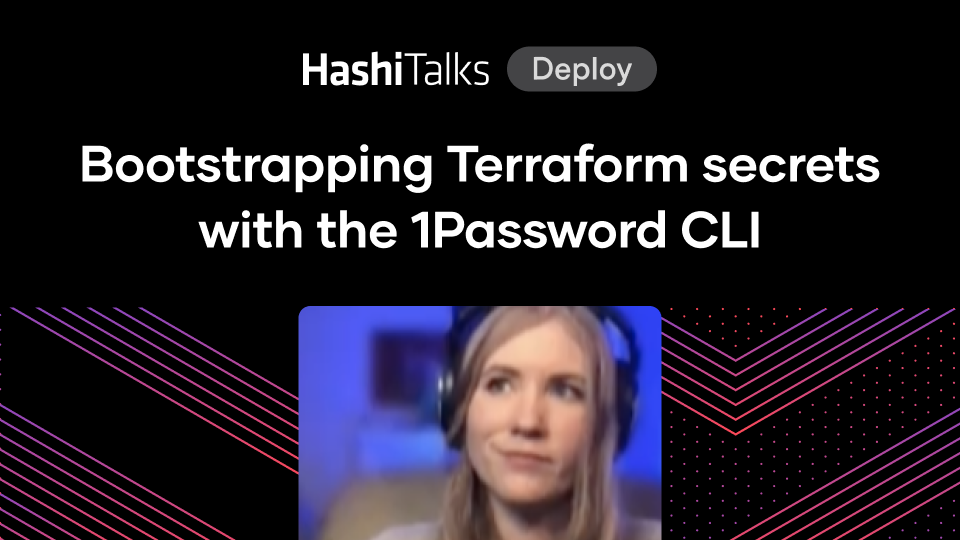 Bootstrapping Terraform secrets with the 1Password CLI