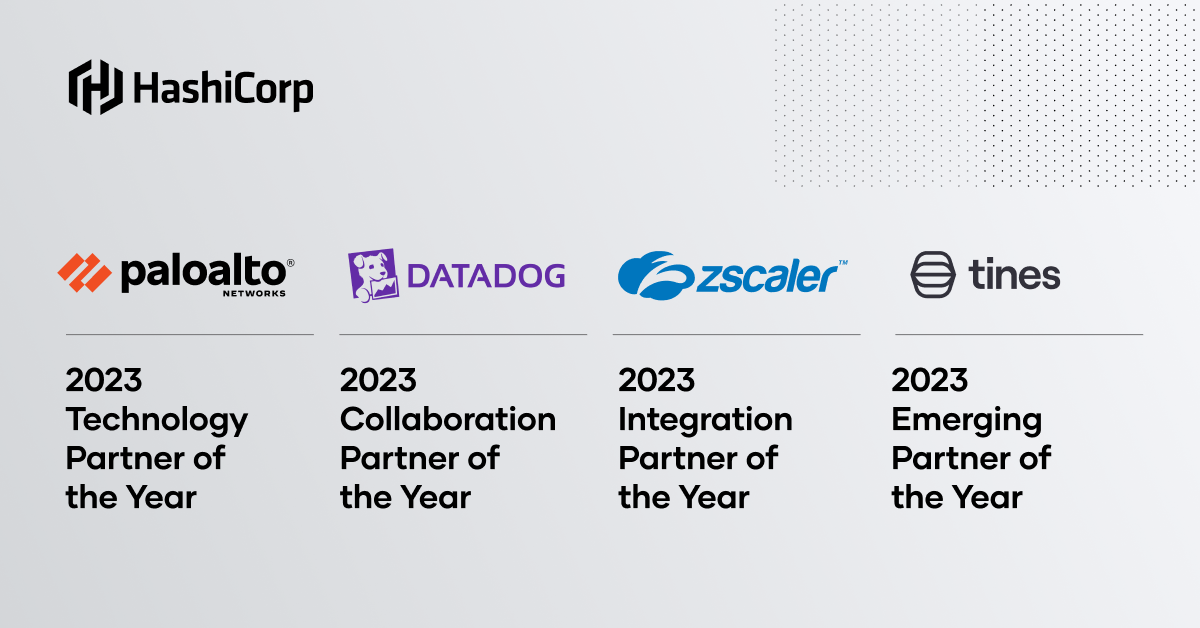 Announcing The 2023 Hashicorp Technology Partner Award Winners
