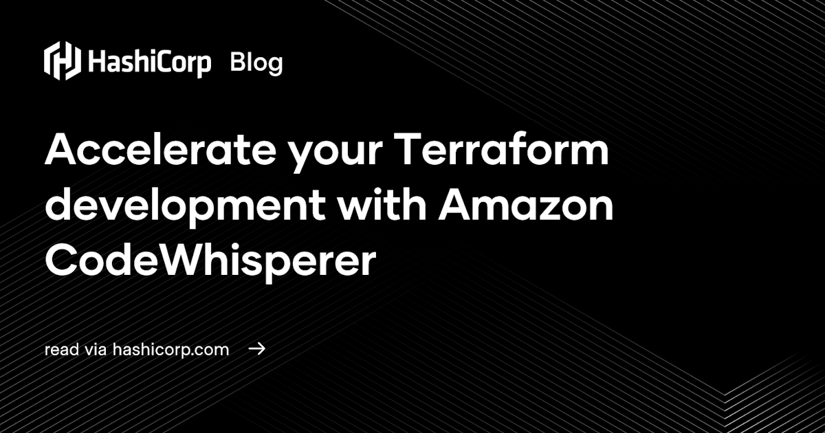 Accelerate Your Terraform Development With Amazon Codewhisperer 3909