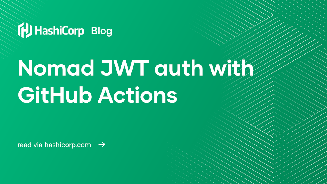 Nomad JWT auth with GitHub Actions