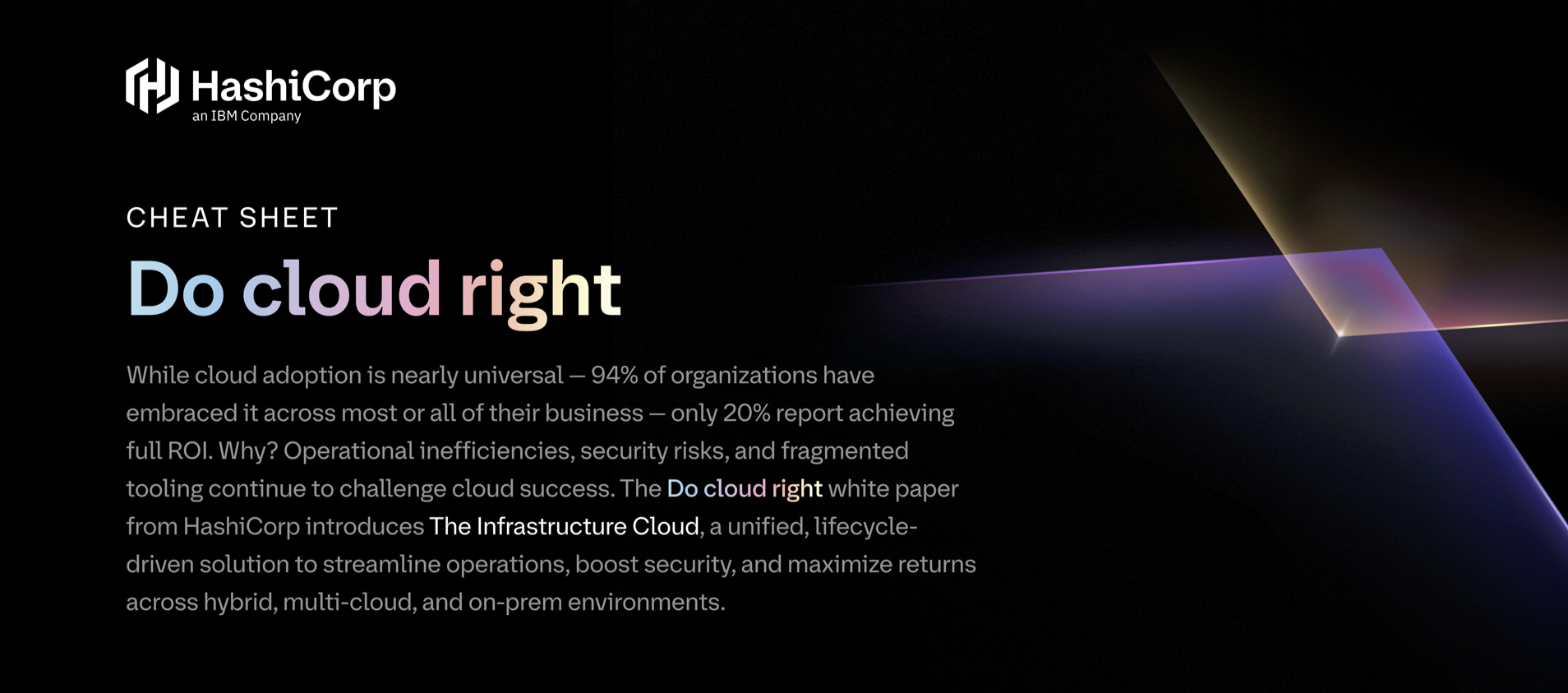 Do cloud right [cheat sheet]