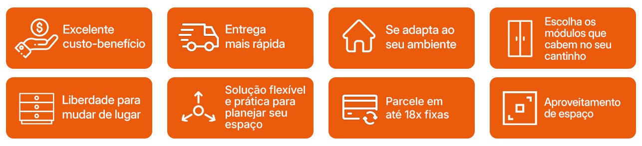 Móveis Modulados | MadeiraMadeira