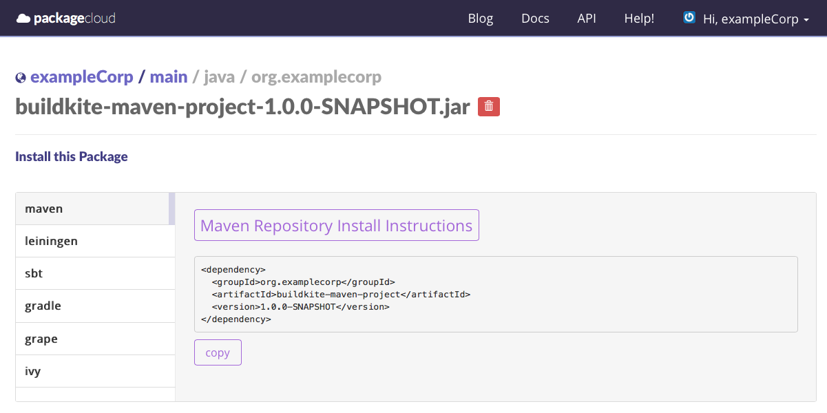 Continuous Delivery with Maven, Buildkite and packagecloud | Buildkite