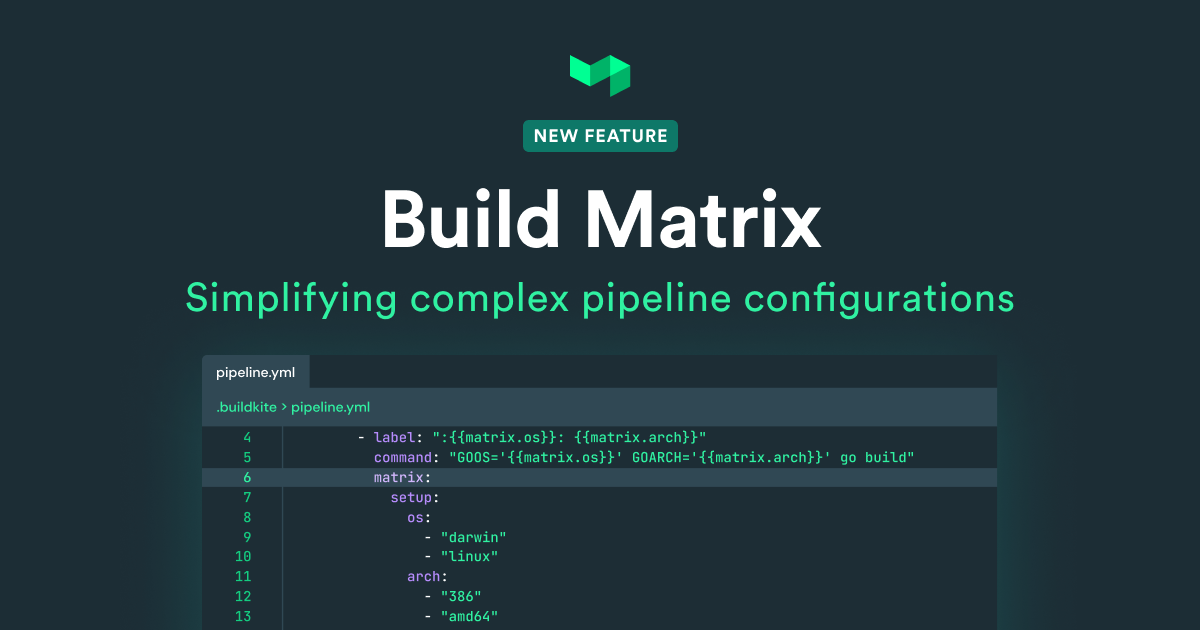 Creating multiple CI jobs from a single, multi-variant step | Buildkite