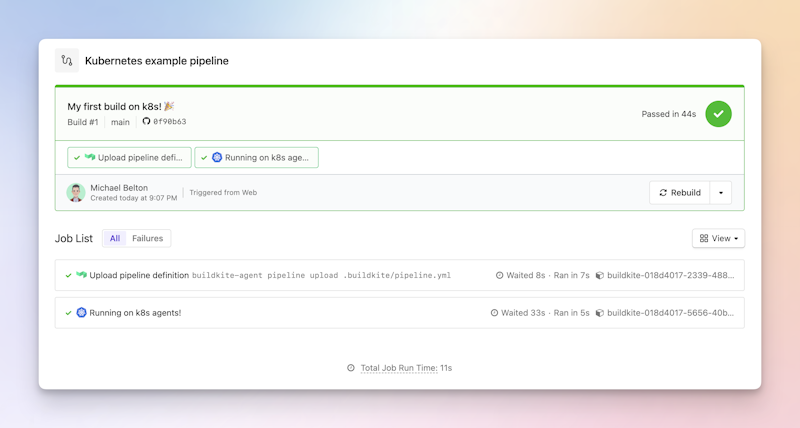 Run CI/CD on Kubernetes in any cloud | Buildkite