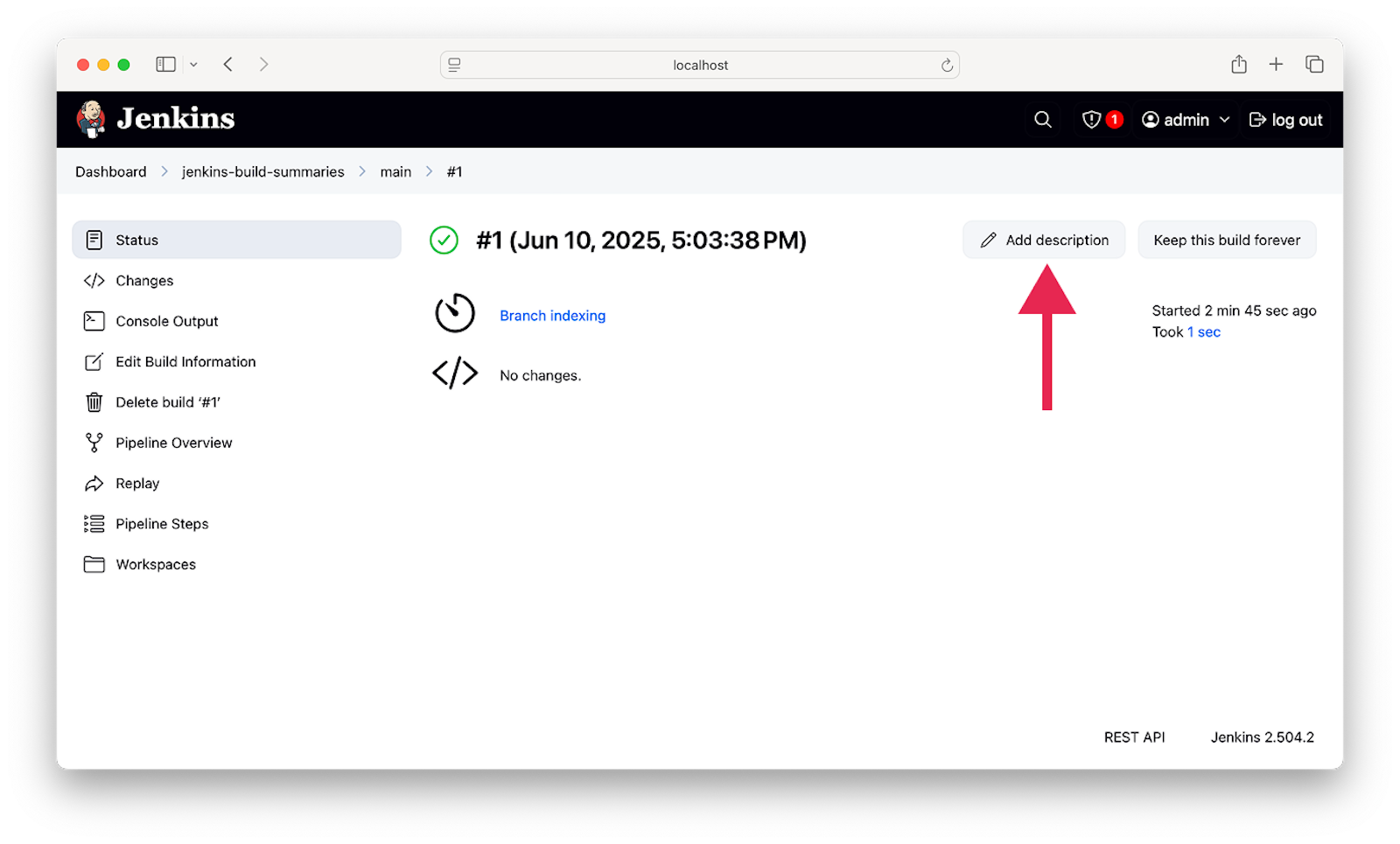 Custom HTML build descriptions in Jenkins | Buildkite