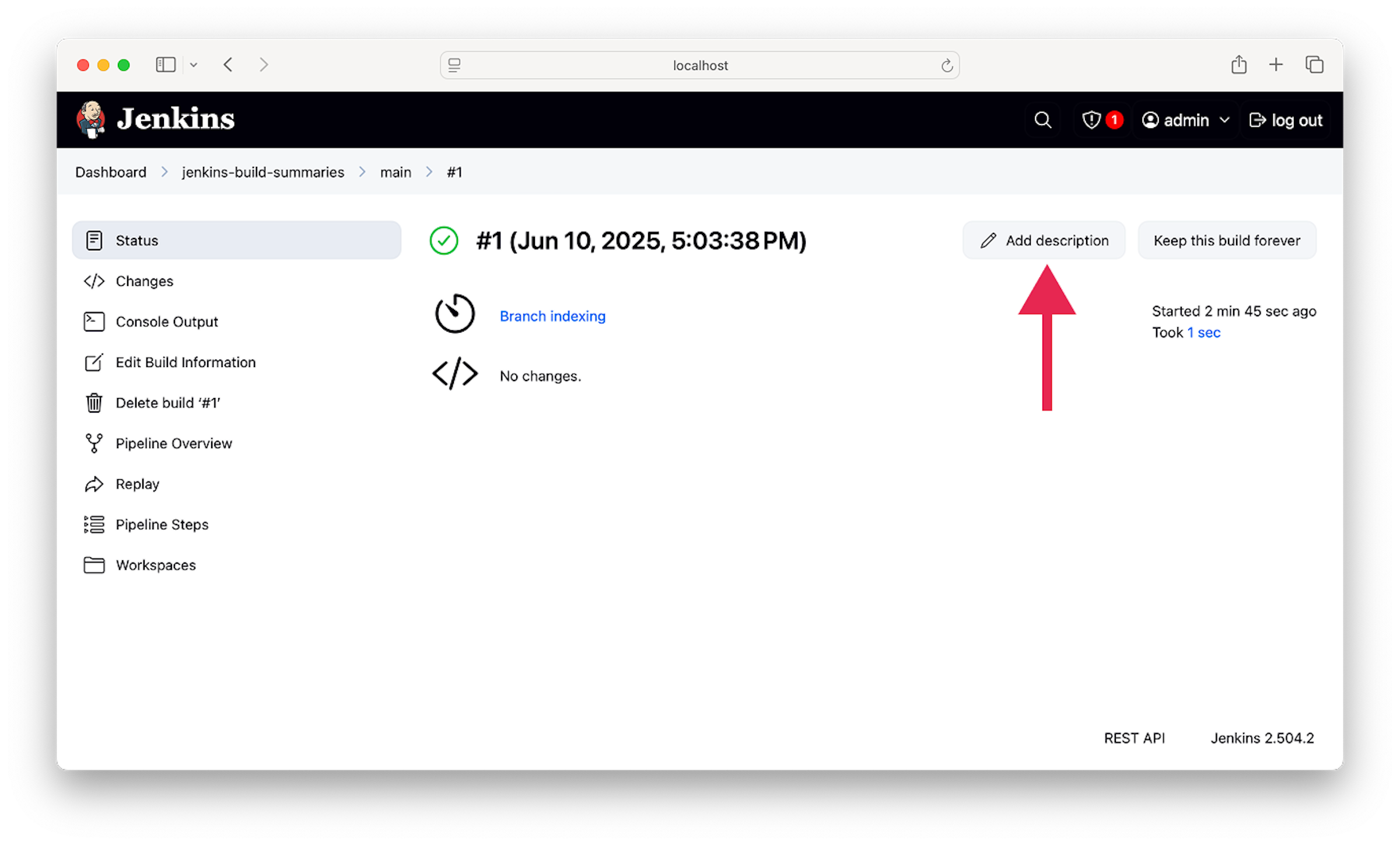 Custom HTML build descriptions in Jenkins | Buildkite