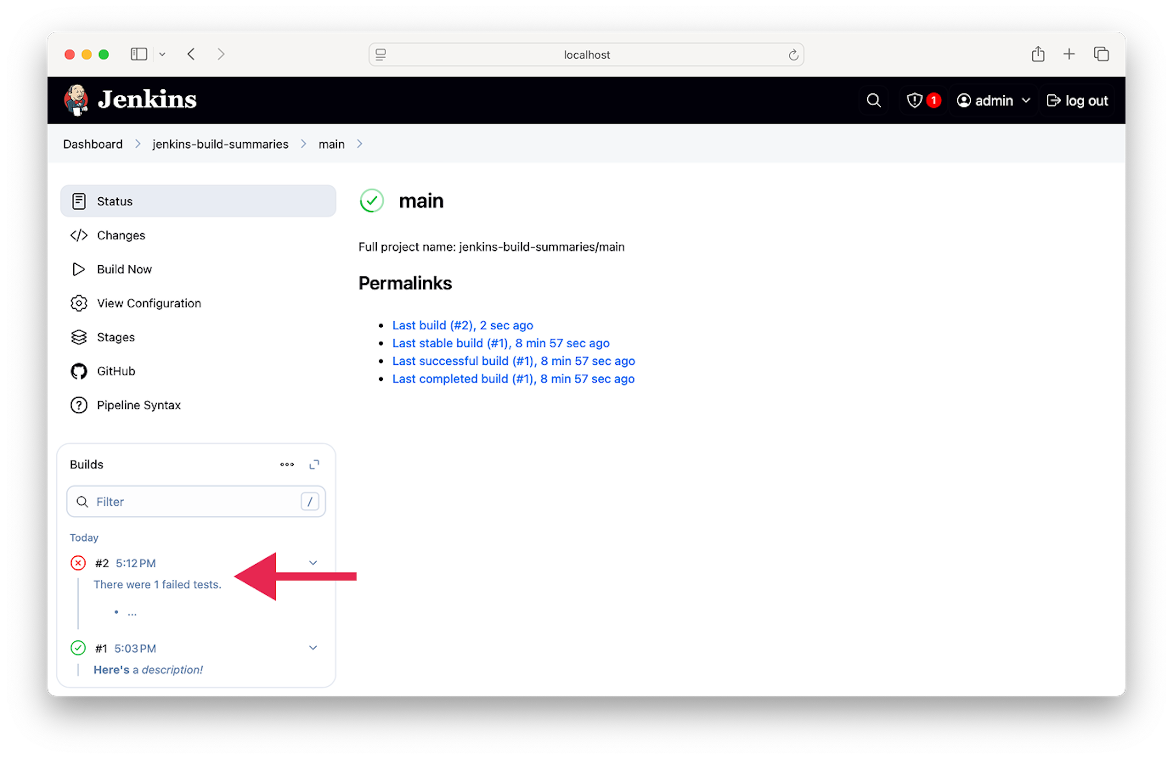 Custom HTML build descriptions in Jenkins | Buildkite